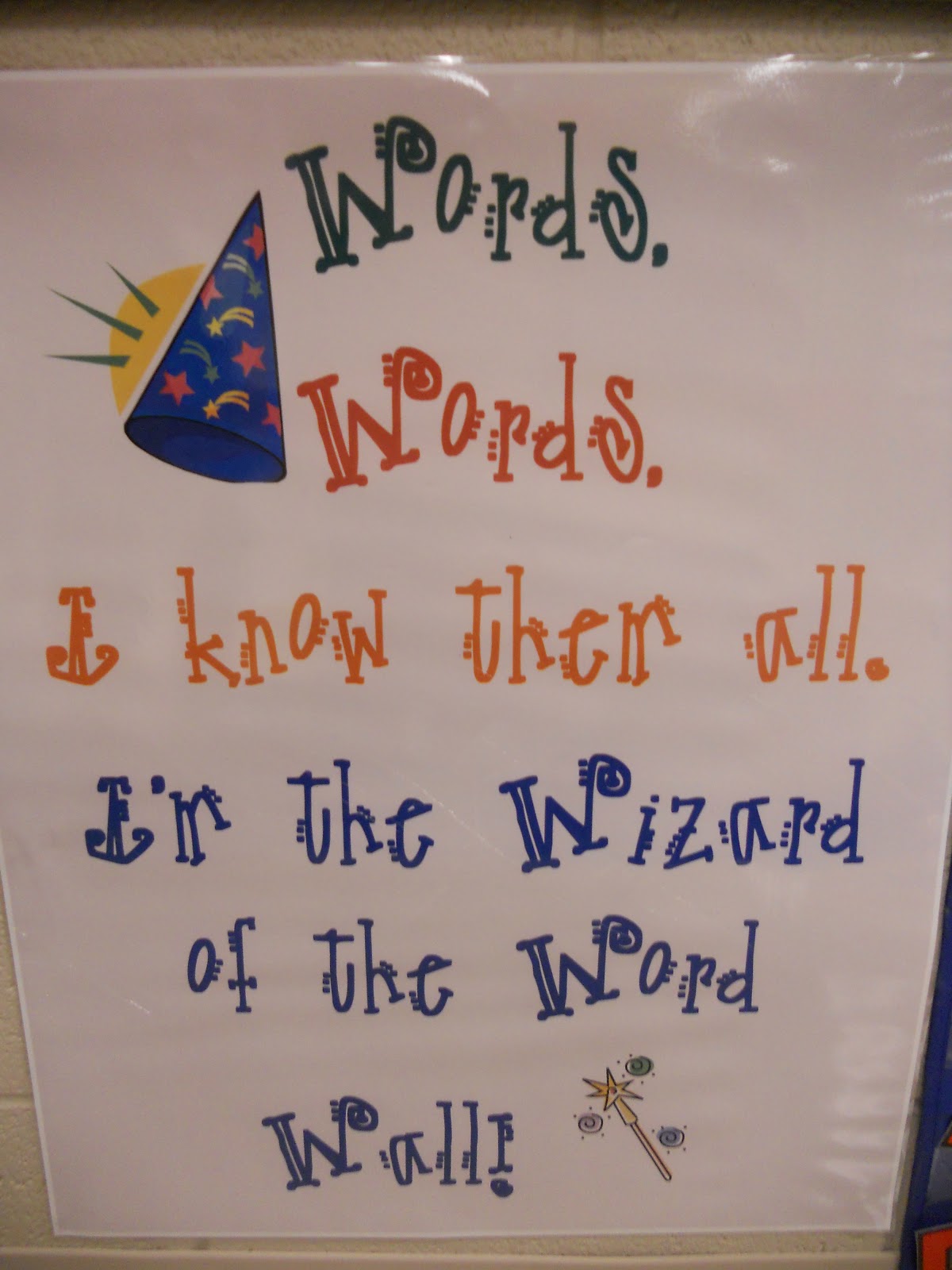 Word Wall Wizard - Kickin' It In Kindergarten