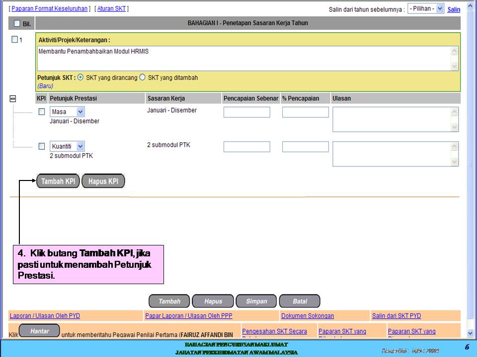 Panduan Bergambar Mengisi SKT Online Hrmis - Pendidik2u