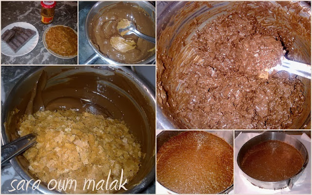 délices oum malak: gateau mousse aux trois chocolats