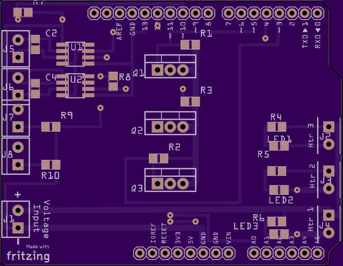 George Stone: Extruded Controller Shield PCB Design