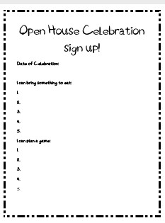 First Week Down! and Open House FREEBIE - SSSTeaching