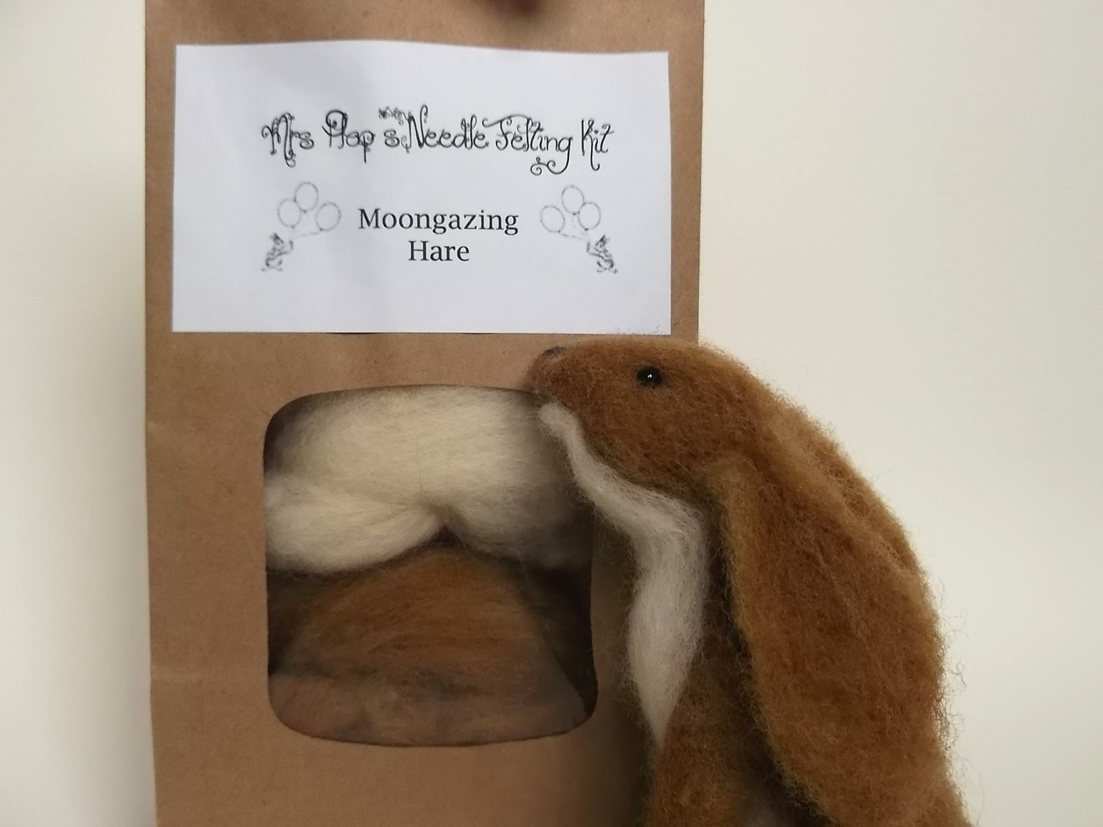 Love Mrs Plop Needle Felting Kit Moongazing Hare For Beginners To love-mrs-plop-needle-felting-kit-moongazing-hare-for-beginners-to