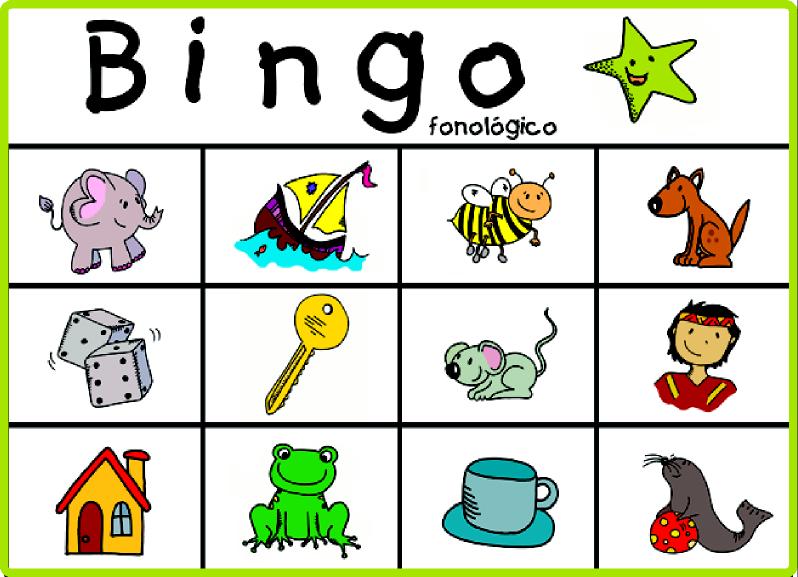 El bingo de las letras Juego de lectoescritura.