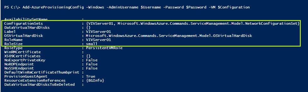 Virtual Machine Creation In Azure Using PowerShell - Vivek's blog