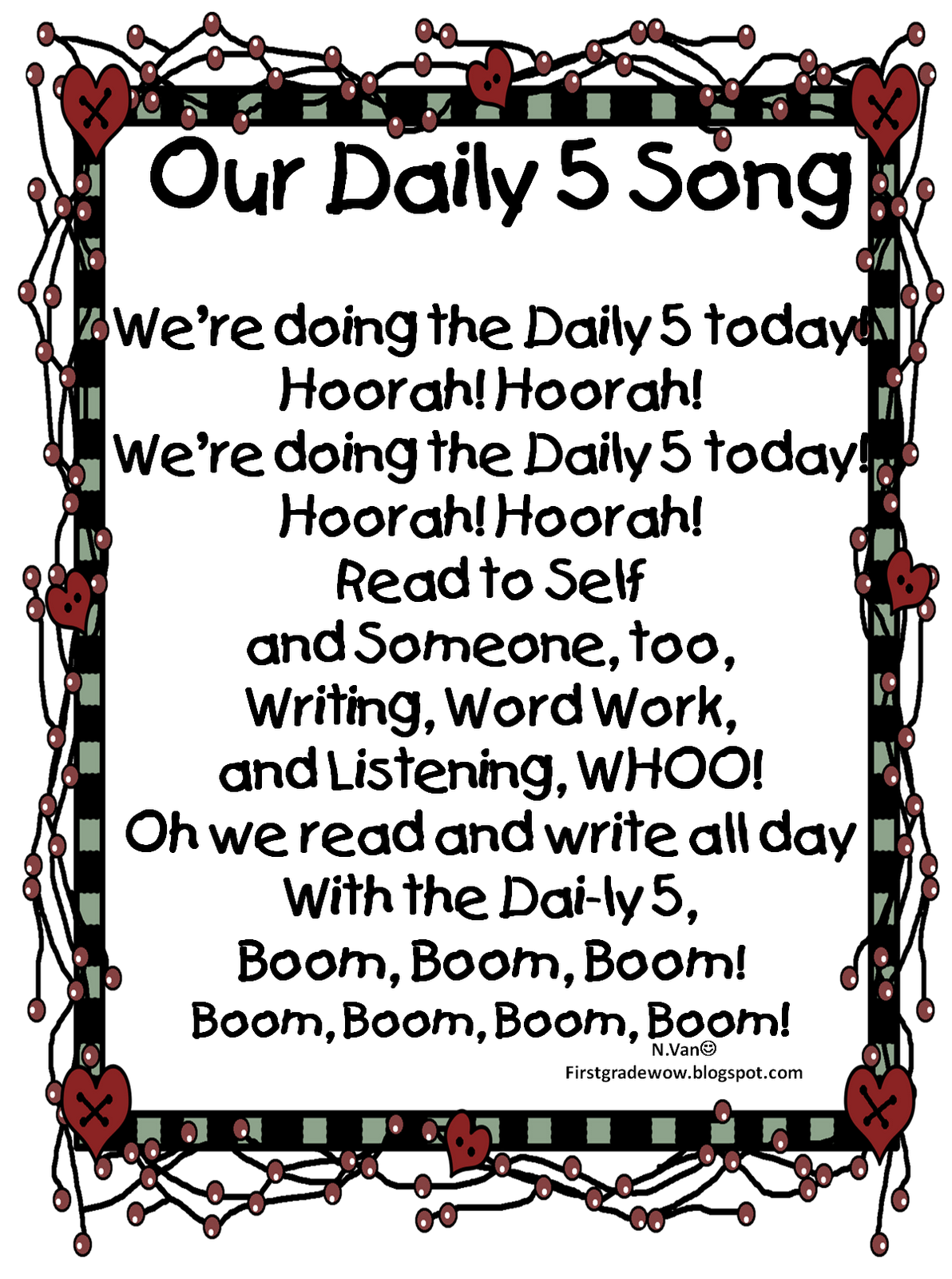 First Grade Wow Daily Five Song first-grade-wow-daily-five-song