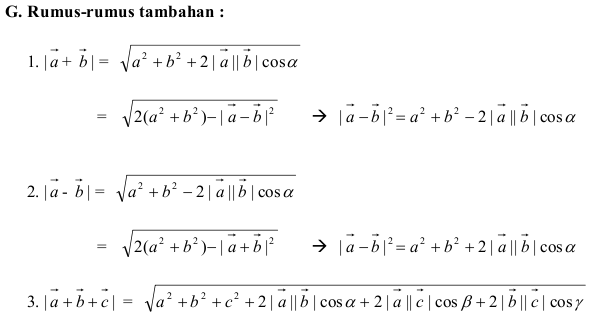 Rumus Cepat Vektor Matematika Matematikajar - Riset Rumus Cepat Vektor Matematika Matematikajar - Riset