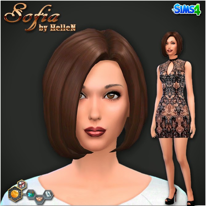 Sims 4 Finds!: Sofia Sim Model by Hellen at Simscreativ