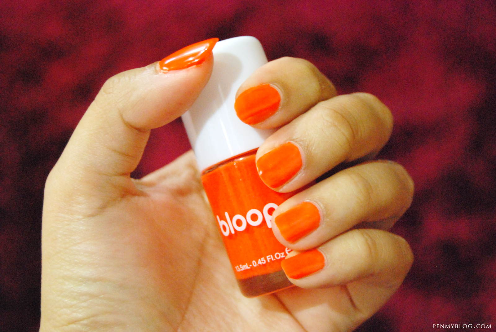 Pen My Blog: Hishop X Bloop Cosmetics Nail Polish and Nail Strips Review
