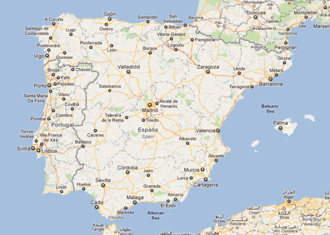 SPAIN GOOGLE MAPS - Imsa Kolese