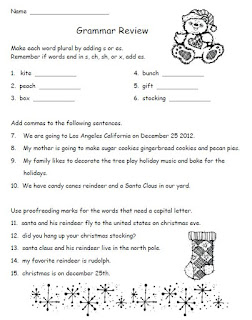 Christmas Freebie - Second Grade Teaching Blog