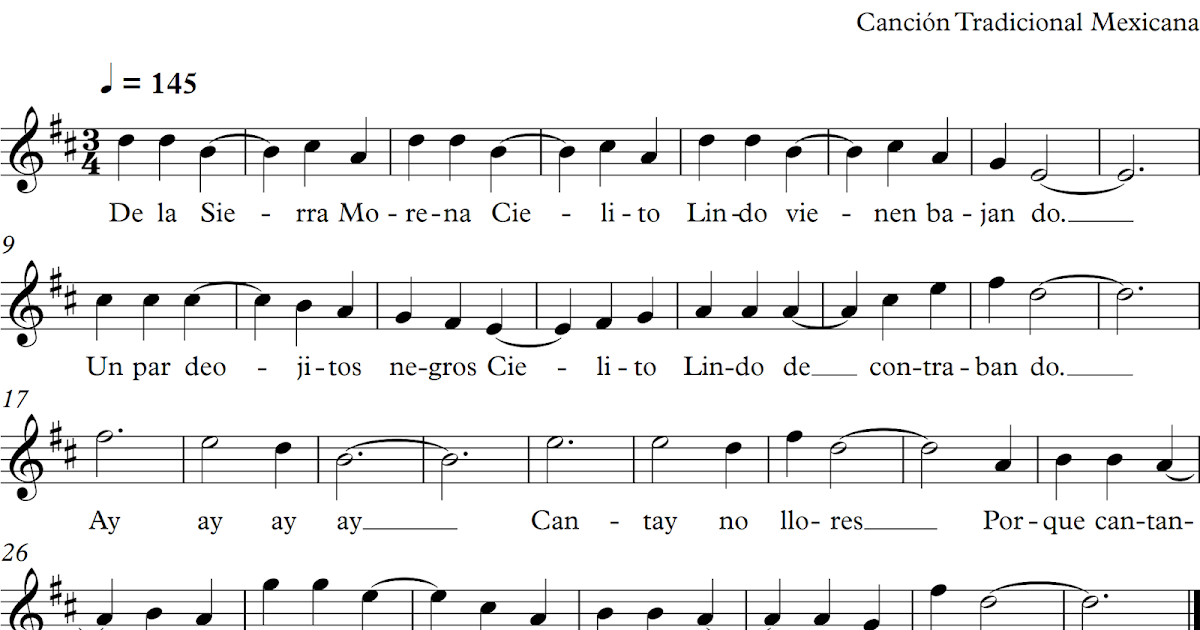 galope isla código Morse cielito lindo para flauta dulce Clásico portugués Leyes y regulaciones