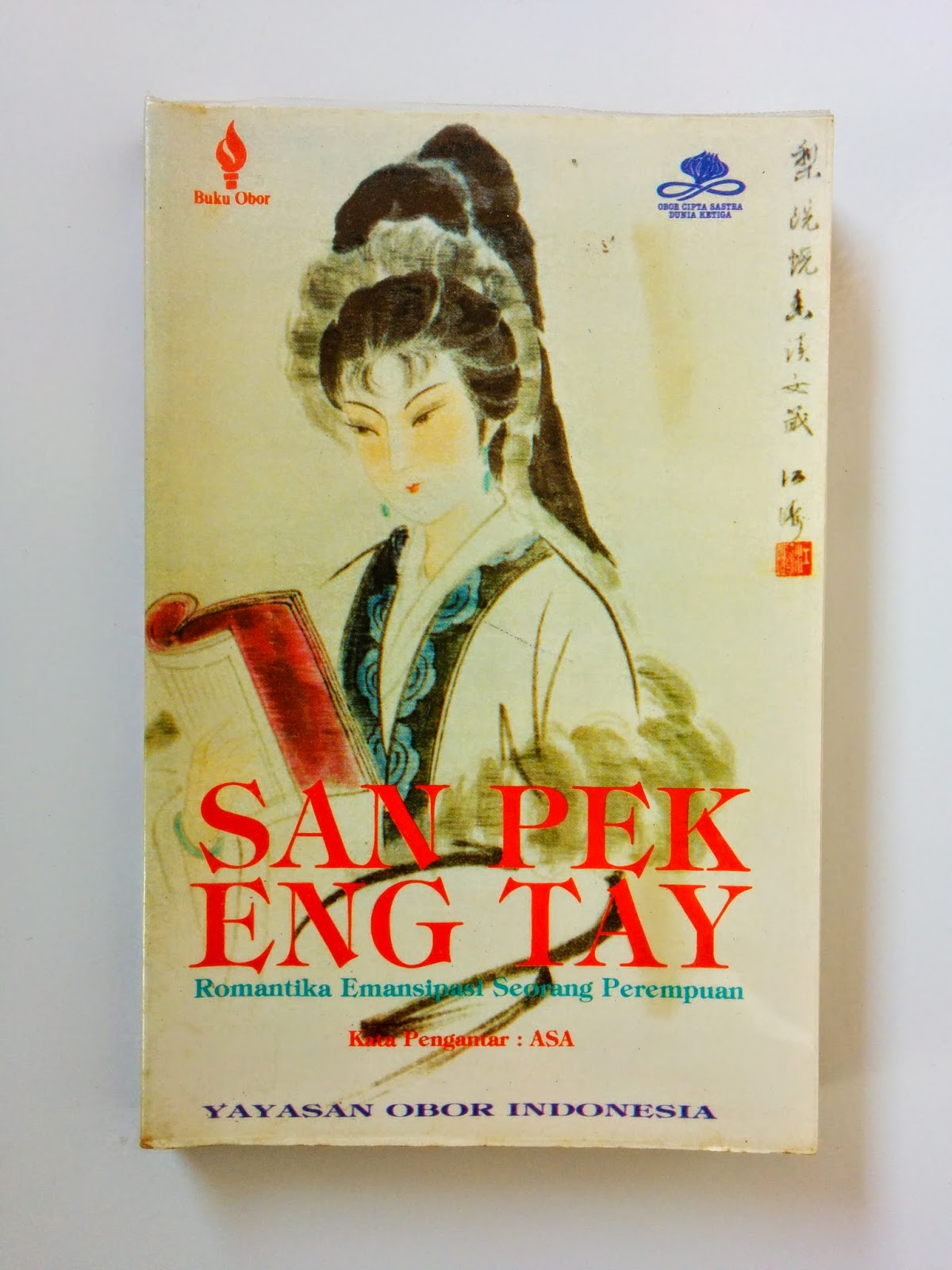 Jual Novel: San Pek Eng Tay (Romantika Emansipasi Seorang Perempuan) | Aksiku Toko Buku Bekas Online