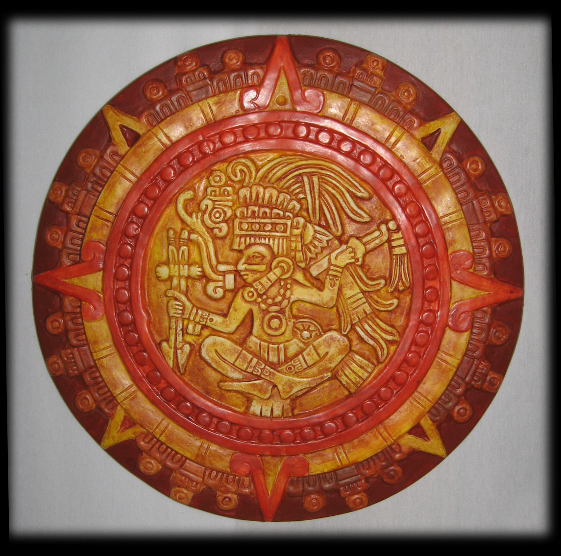 South American Arts & Crafts: Tonatiuh - The Aztec God Sun South American Arts & Crafts: Tonatiuh - The Aztec God Sun