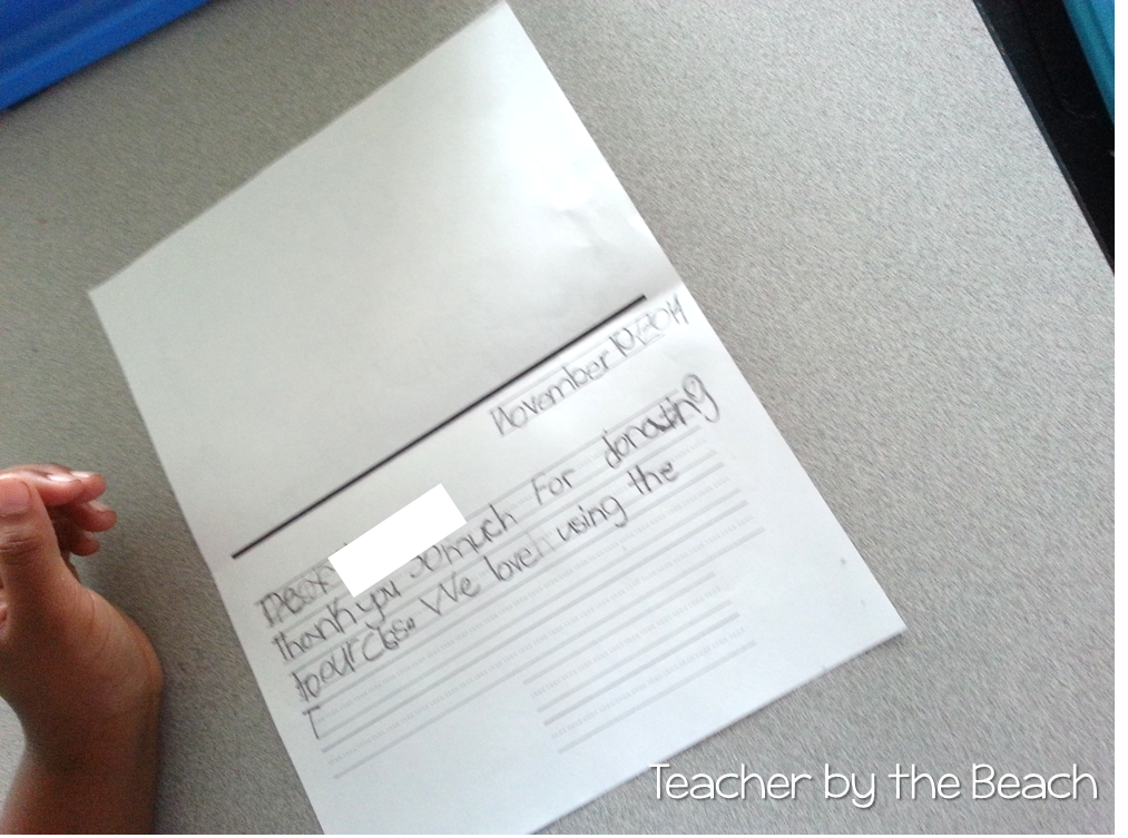 Thank You Cards - Freebie! - Teacher by the Beach