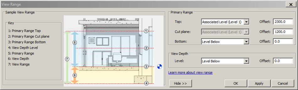 Revit OpEd View Range Dialog revit-oped-view-range-dialog