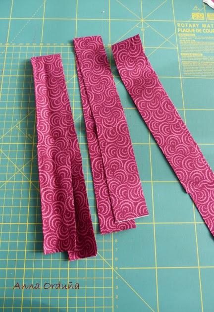 Anna Orduña - Mi Rincón de Patchwork: Tutorial: Bies simple para Quilts rectos