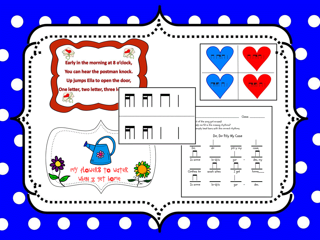 Kodaly Inspired Classroom: Materials for Teaching Tika-Ti
