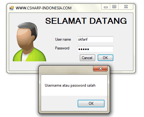 membuat form login database mysql di C# (C Sharp)