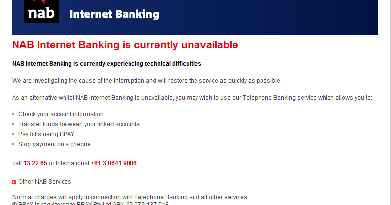 The Outspoken Wookie NAB Internet Banking Offline the-outspoken-wookie-nab-internet-banking-offline