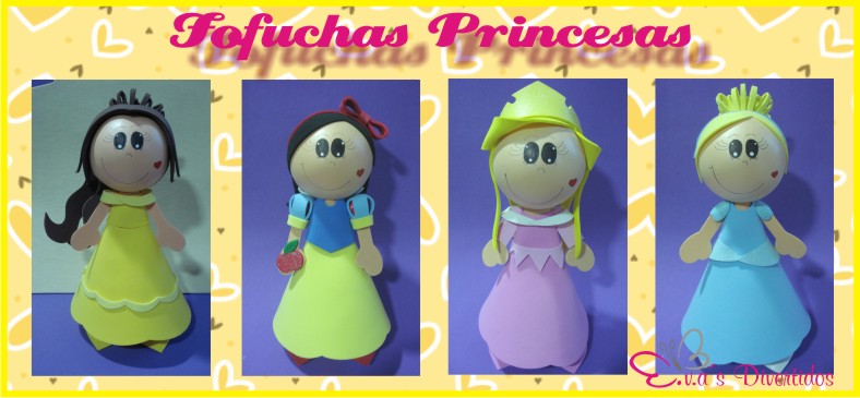 Fofuchas de princesas - Imagui