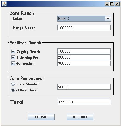 (Download DOC) Latihan Java Gui NetBeans(1)-Listing