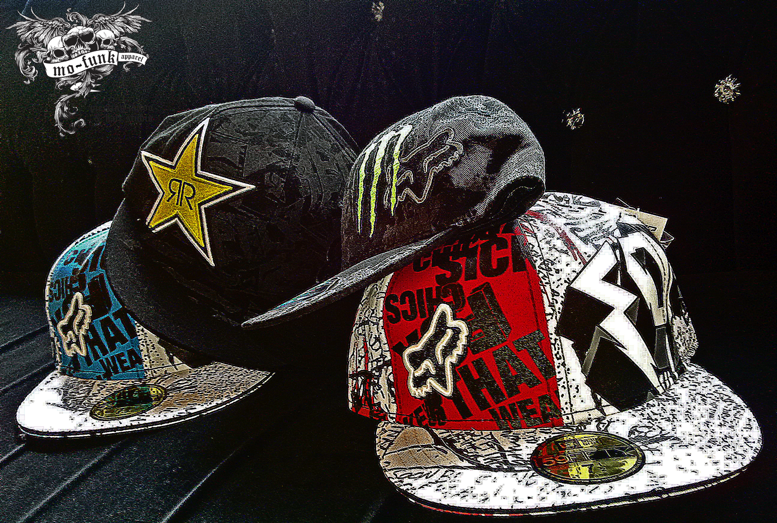Gorras monster fox - Imagui