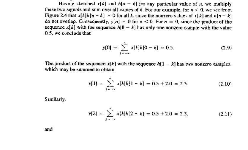 The Convolution Sum: Discrete-Time LTI Systems LEcture Notes The Convolution Sum: Discrete-Time LTI Systems LEcture Notes
