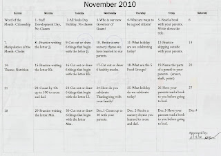 Lyndon Baines Johnson Elementary School : Kindergarten November ...