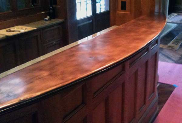 Craft Fabricators Copper Bar Top craft-fabricators-copper-bar-top