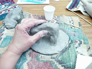 that artist woman: How to Make a Clay Polar Bear