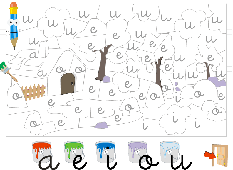 Actividades de las vocales para niños de preescolar - Imagui