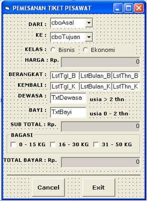 Contoh program visual basic penjualan tiket bus - mklasopa
