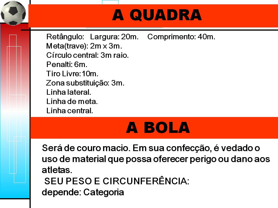 Regras Novas Do Futsal - LIBRAIN Regras Novas Do Futsal - LIBRAIN