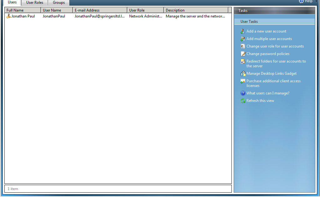 MPECS Inc. Blog: SBS 2008 - Windows SBS Console Tasks behaviour MPECS Inc. Blog: SBS 2008 - Windows SBS Console Tasks behaviour
