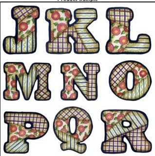 Letras para patchwork imprimir - Imagui