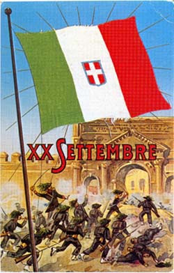 monarchico: XX settembre 1870, Breccia di Porta Pia