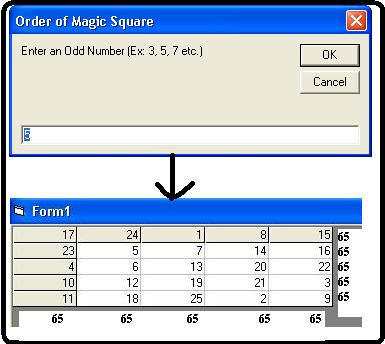 World Wide Programs: Create magic square of the required size using the MSFlexgrid option in ...