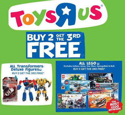 Toy Collector News: Toys 'R' Us offering "Buy 2, Get 1 Free" on Deluxe ...