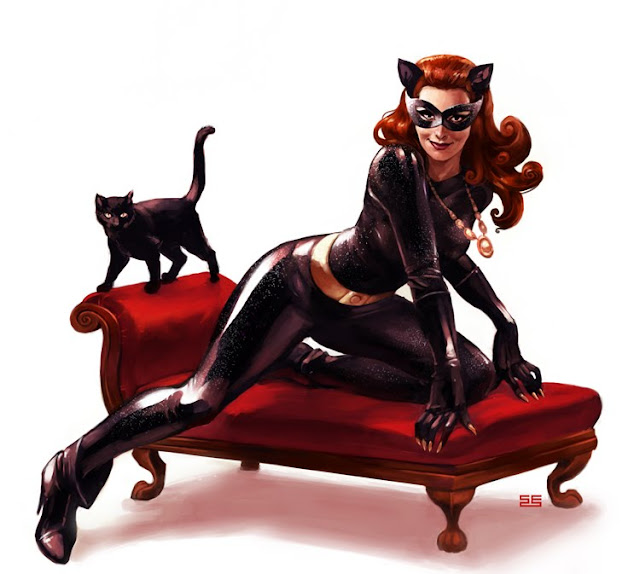 Illustrator Simon Eckert – Pin Up and Cartoon Girls Art | Vintage and Modern Artworks