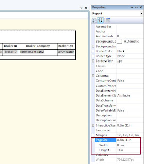SQL Server / Business Intelligence: Export SSRS Report data to PDF in Landscape