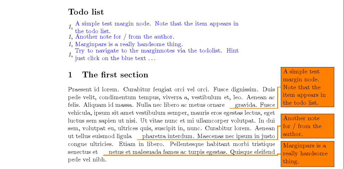 Midtiby Notes: Todo Notes In Latex