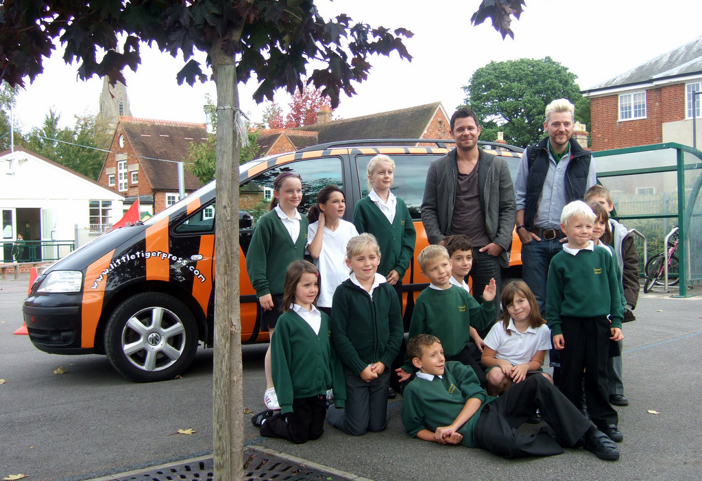 Mostly Books bookshop in Abingdon : Stripey Tiger Super Tour at Carswell School