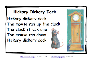 Preschool Is Fun Planning Activities: Hickory Dickory Dock Clock