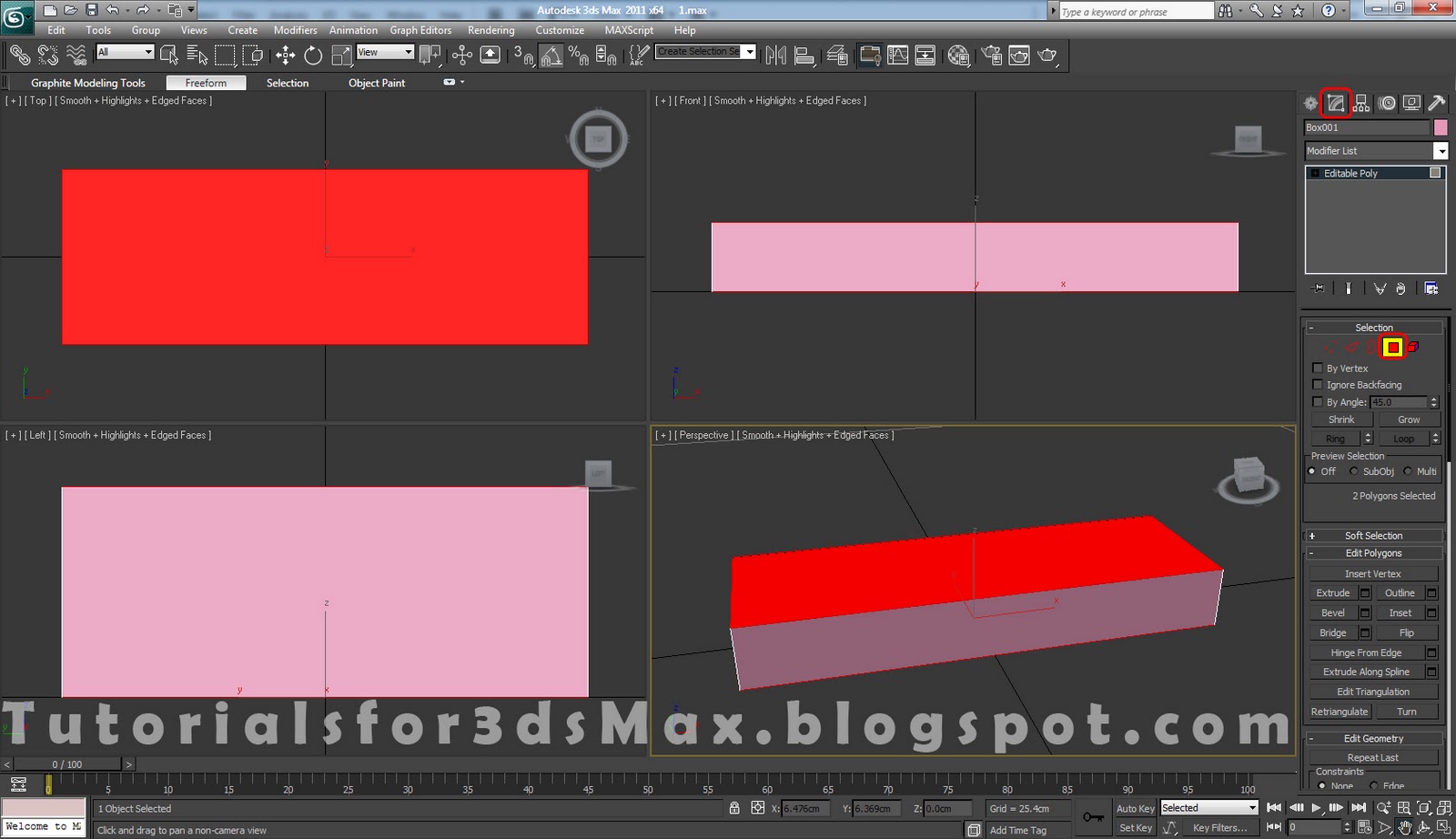 Problem with edge selection in editable poly - Autodesk Community