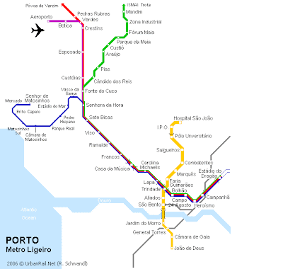 PLANOS DE METRO: Oporto