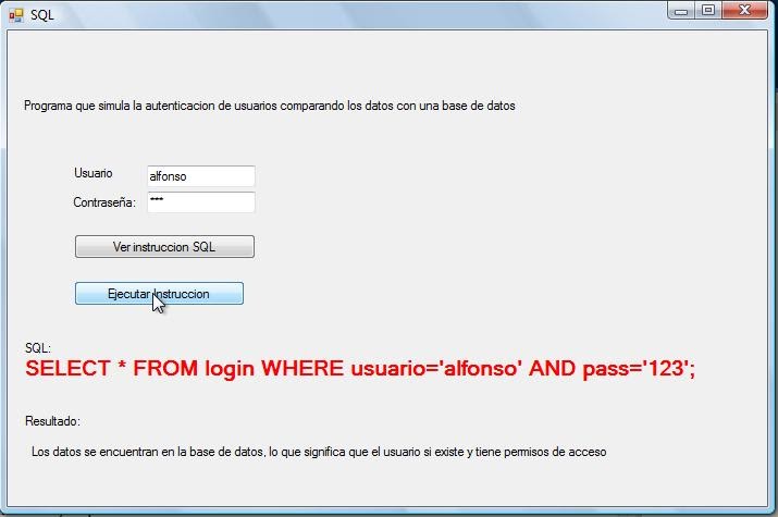 topicos de seguridad informatica: Inyeccion SQL - Ejemplo de inyeccion ... topicos de seguridad informatica: Inyeccion SQL - Ejemplo de inyeccion ...