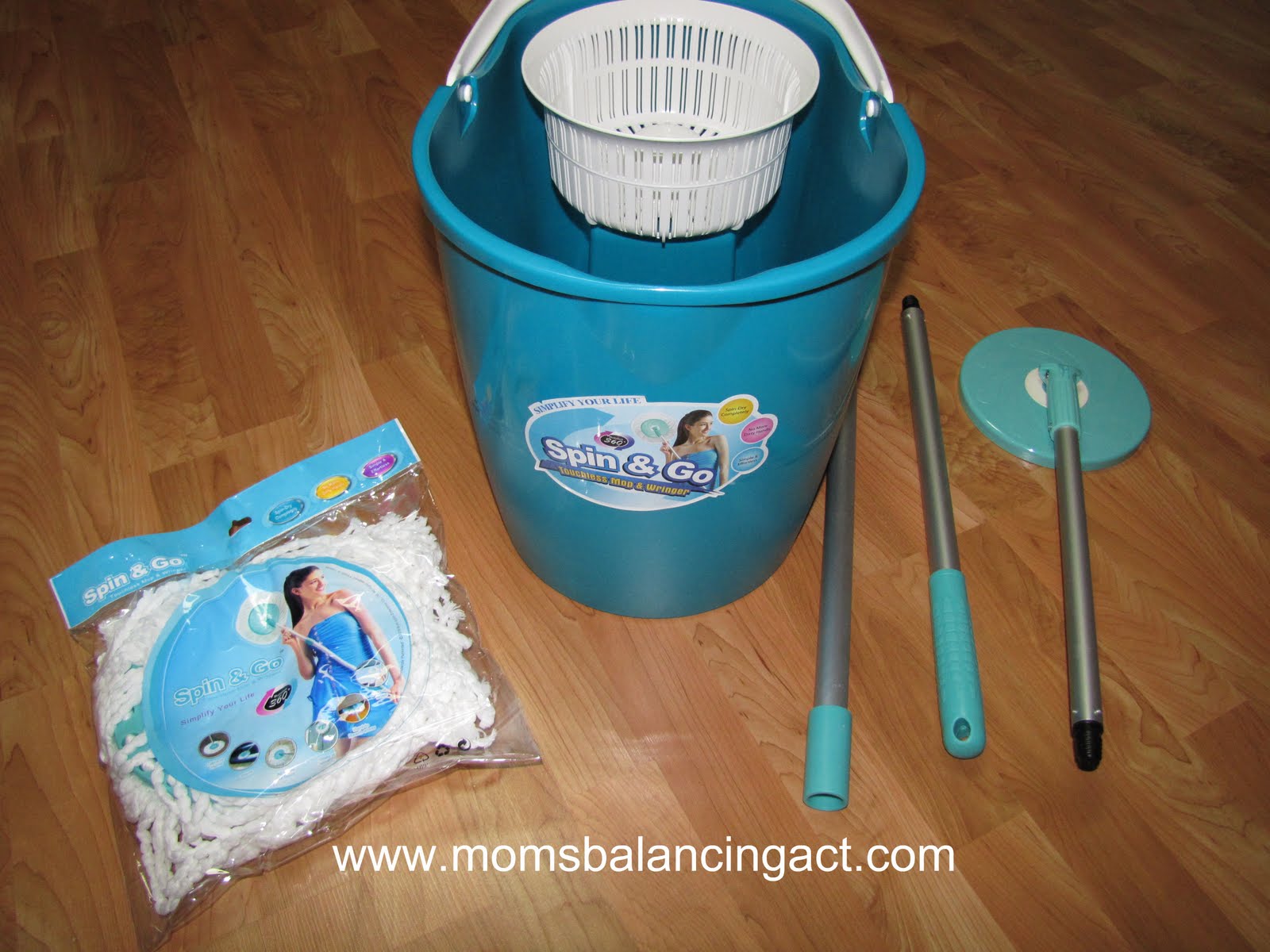 Spin & Go Touchless Mop & Wringer Cleaning System Review & Giveaway Spin & Go Touchless Mop & Wringer Cleaning System Review & Giveaway