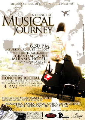 Lo Design: Melodia Musical Journey Concert Poster & Ticket Design