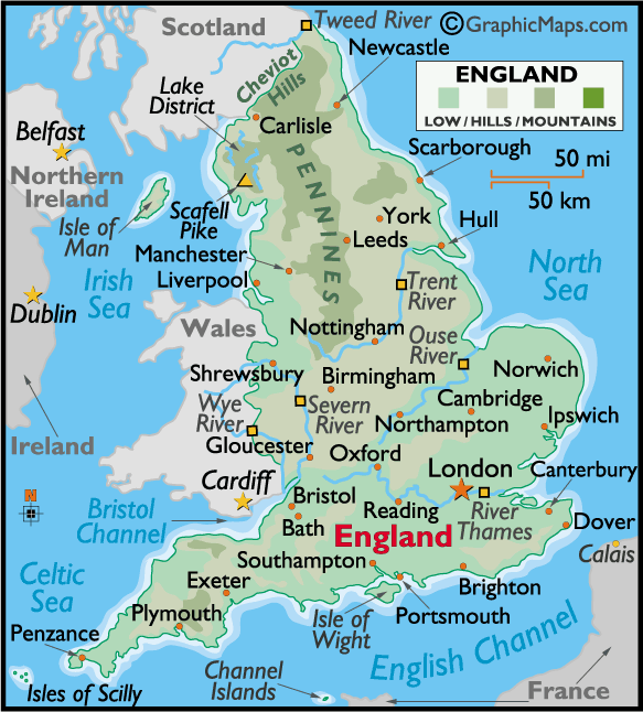 ENGLAND, HISTORY AND GEOGRAPHY