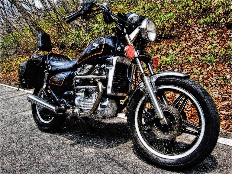 ...from Fukushima,Japan: HONDA GL400 WING CUSTOM